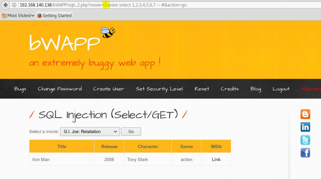 Sql Injection Selectget · Teckk2